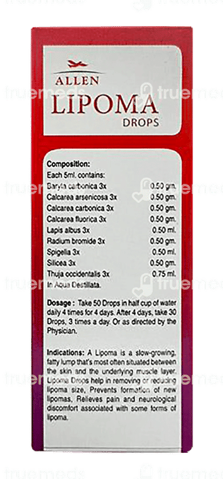 Allen A 84 Lipoma Drop 30 Ml - Uses, Side Effects, Dosage, Price | Truemeds