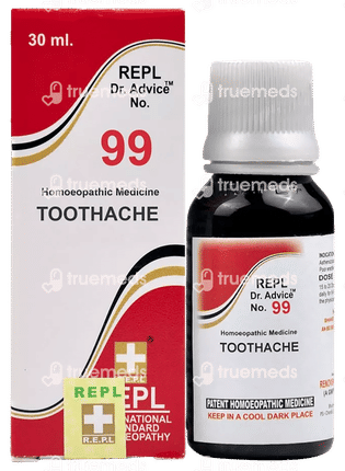 Repl Dr Advice No 99 Toothache Drop 30 Ml - Uses, Side Effects, Dosage ...