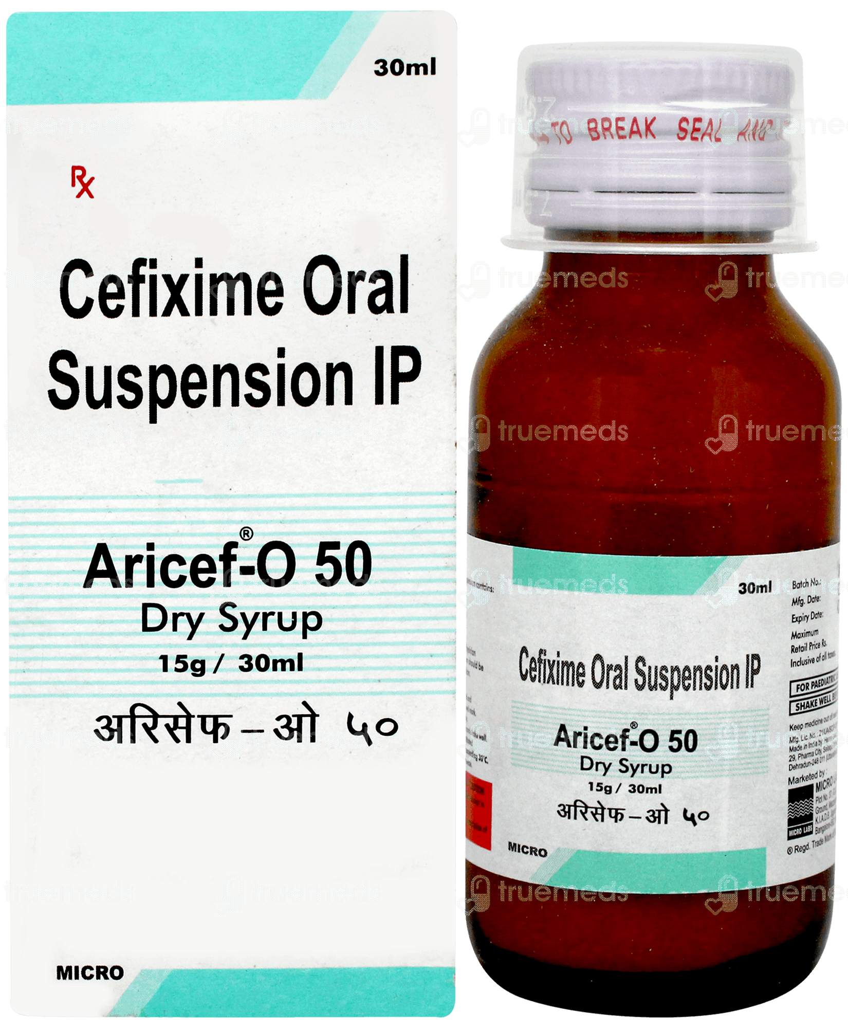 Aricef O 50 Dry Syrup 30ml: Uses, Side Effects, Price & Substitutes