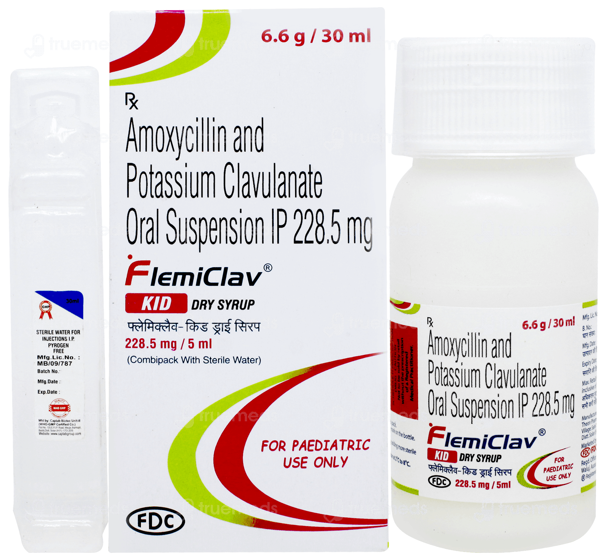 Flemiclav Kid 200/28.5 Mg Dry Syrup: Uses, Side Effects, Price ...