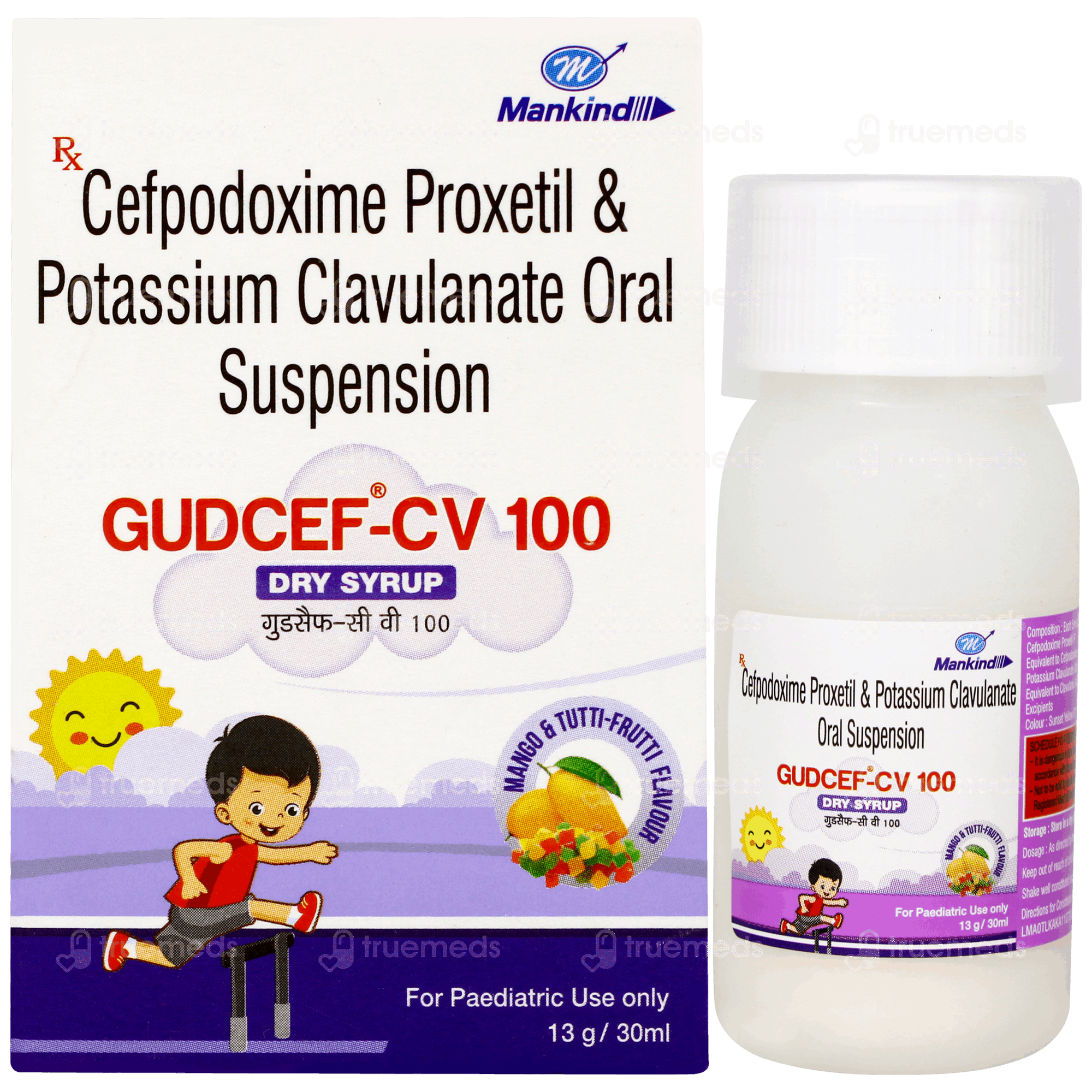 Gudcef Cv 100/62.5 MG Dry Syrup 30 ML | Order Gudcef Cv 100/62.5 MG Dry ...