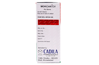 Mokcan Cv 200/28.5 Mg Dry Syrup: Uses, Side Effects, Price & Substitutes