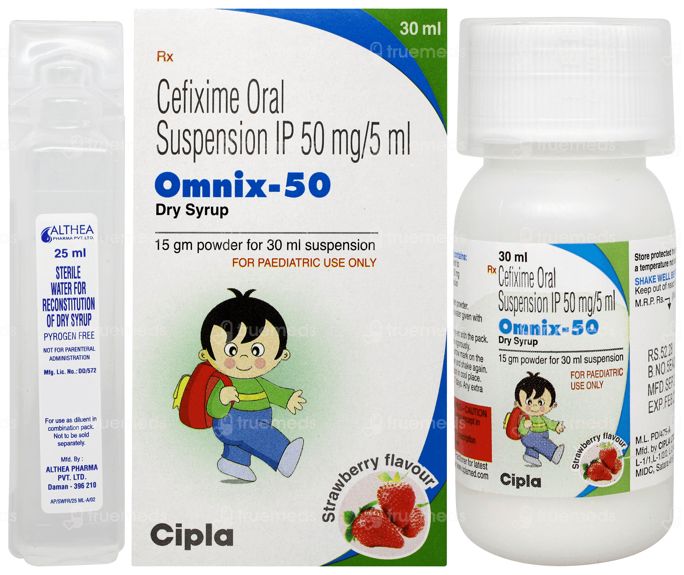 Omnix 50 Mg Dry Syrup: Uses, Side Effects, Price & Substitutes