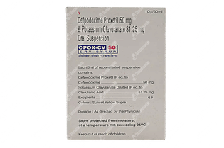 Opox Cv 50/31.25 MG Dry Syrup 30 ML | Order Opox Cv 50/31.25 MG Dry ...