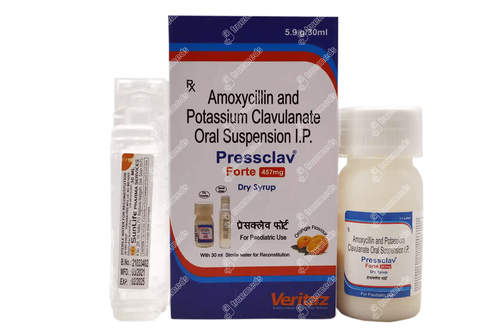 Pressclav Forte 400/57 Mg Dry Syrup: Uses, Side Effects, Price ...