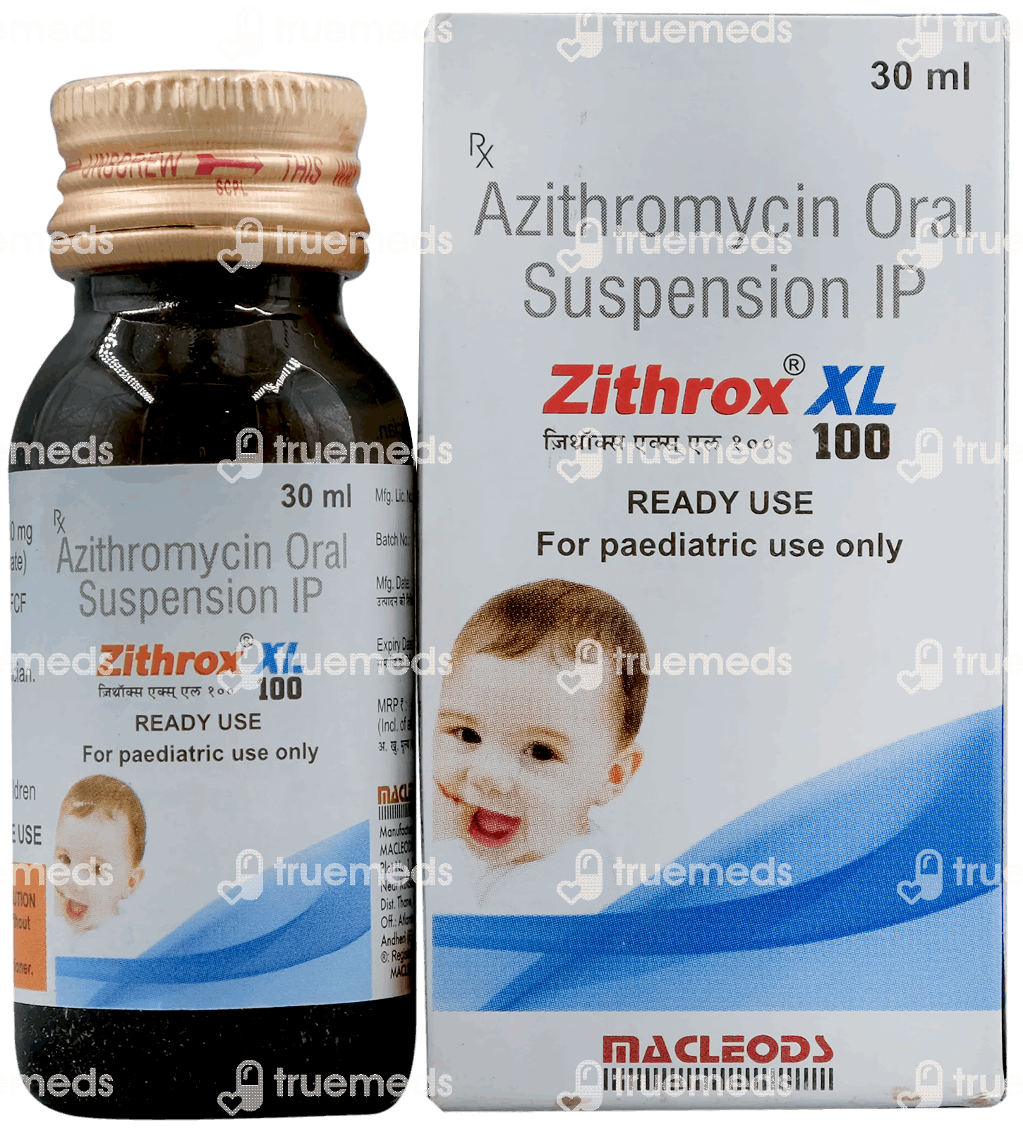 Zithrox Xl 100 MG Ready Mixed Syrup: Uses, Side Effects, Price ...