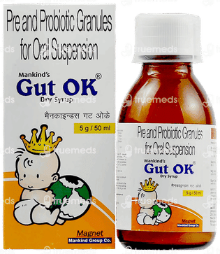 Gut Ok Dry Syrup 50ml - Uses, Side Effects, Dosage, Price | Truemeds