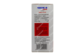 Taxim O Forte 100 Mg Dry Syp 60 Ml: Uses, Side Effects, Price & Substitutes