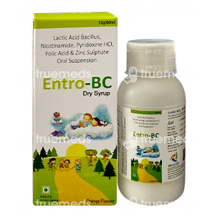 Entro Bc Orange Flavour Dry Syrup 60 Ml - Uses, Side Effects, Dosage ...