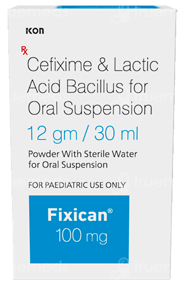 Fixican 100mg Suspension 30ml - Uses, Side Effects, Dosage, Price ...