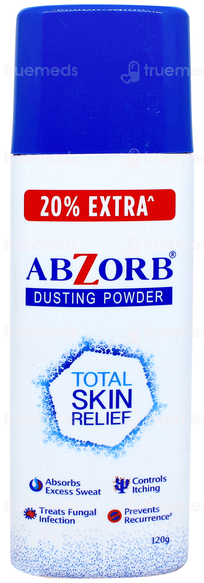 Abzorb Dusting Powder 120 Gm - Uses, Side Effects, Dosage, Price | Truemeds