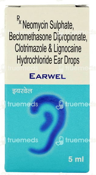 Earwel 5/1/0.025% Ear Drops 5 ML | Order Earwel 5/1/0.025 % Ear Drops 5 ...