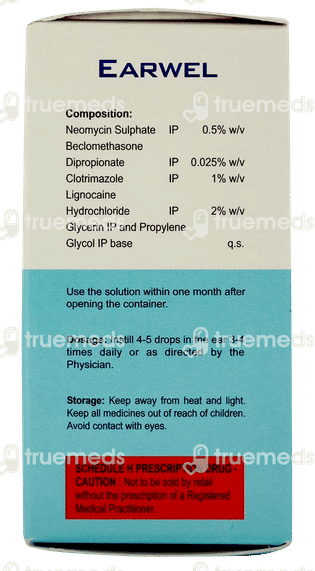 Earwel 5/1/0.025% Ear Drops 5 ML | Order Earwel 5/1/0.025 % Ear Drops 5 ...