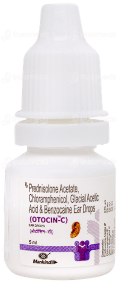 Otocin C Ear Drops 5 Ml - Uses, Side Effects, Dosage, Price | Truemeds