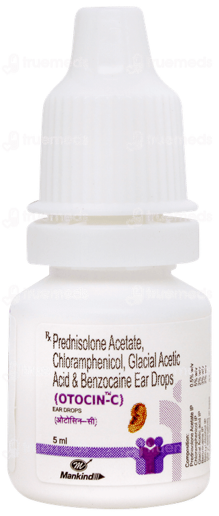 Otocin C Ear Drops 5 Ml - Uses, Side Effects, Dosage, Price | Truemeds
