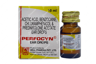 Perfocyn Ear Drops 10 Ml - Uses, Side Effects, Dosage, Price | Truemeds