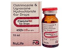 Clotrin Ac Ear Drops 10 ML - Uses, Side Effects, Dosage, Price | Truemeds