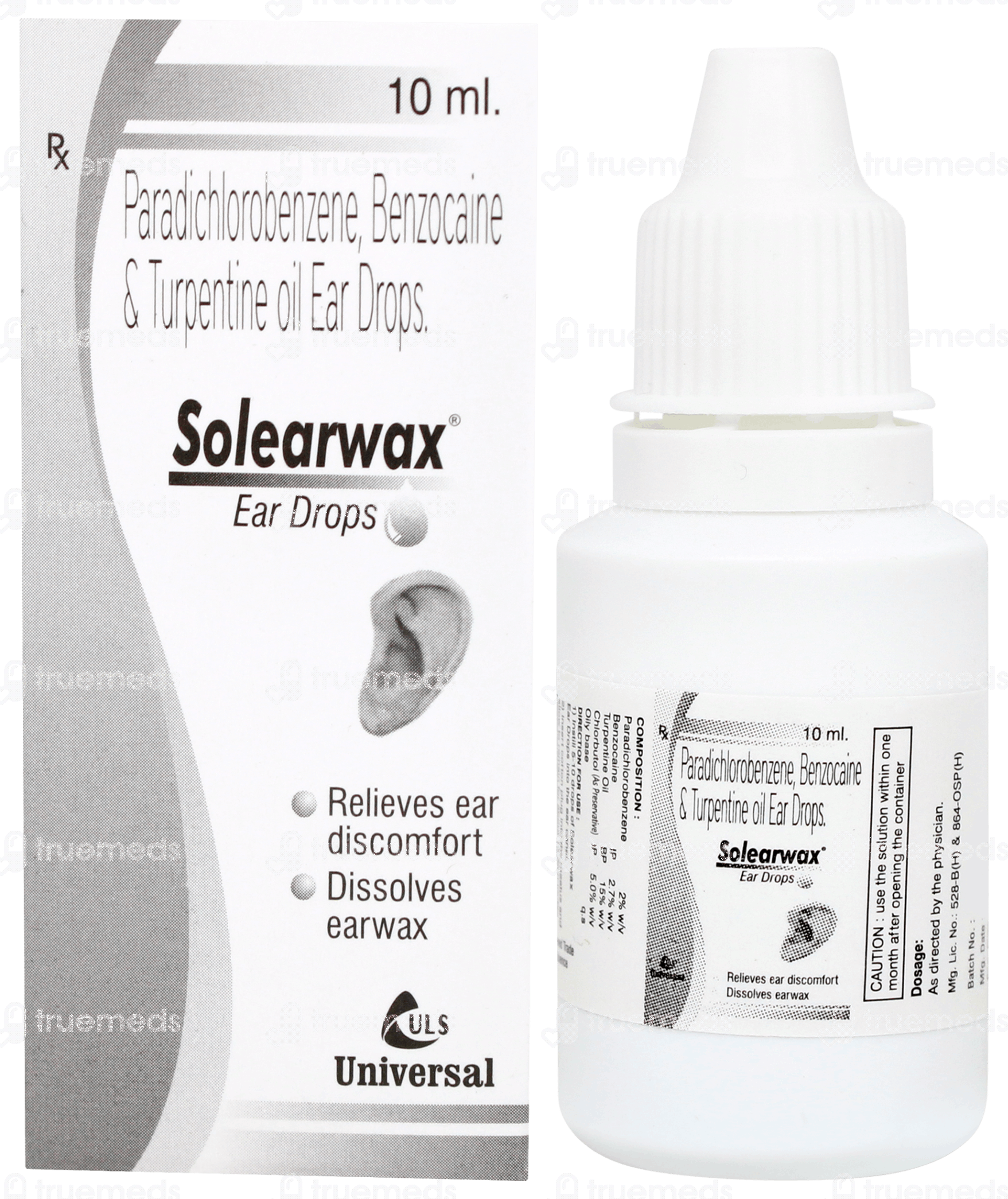 Solearwax Ear Drops: Uses, Side Effects, Price & Substitutes