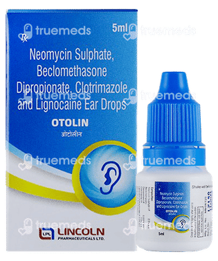 Otolin Ear Drop 5 Ml - Uses, Side Effects, Dosage, Price | Truemeds