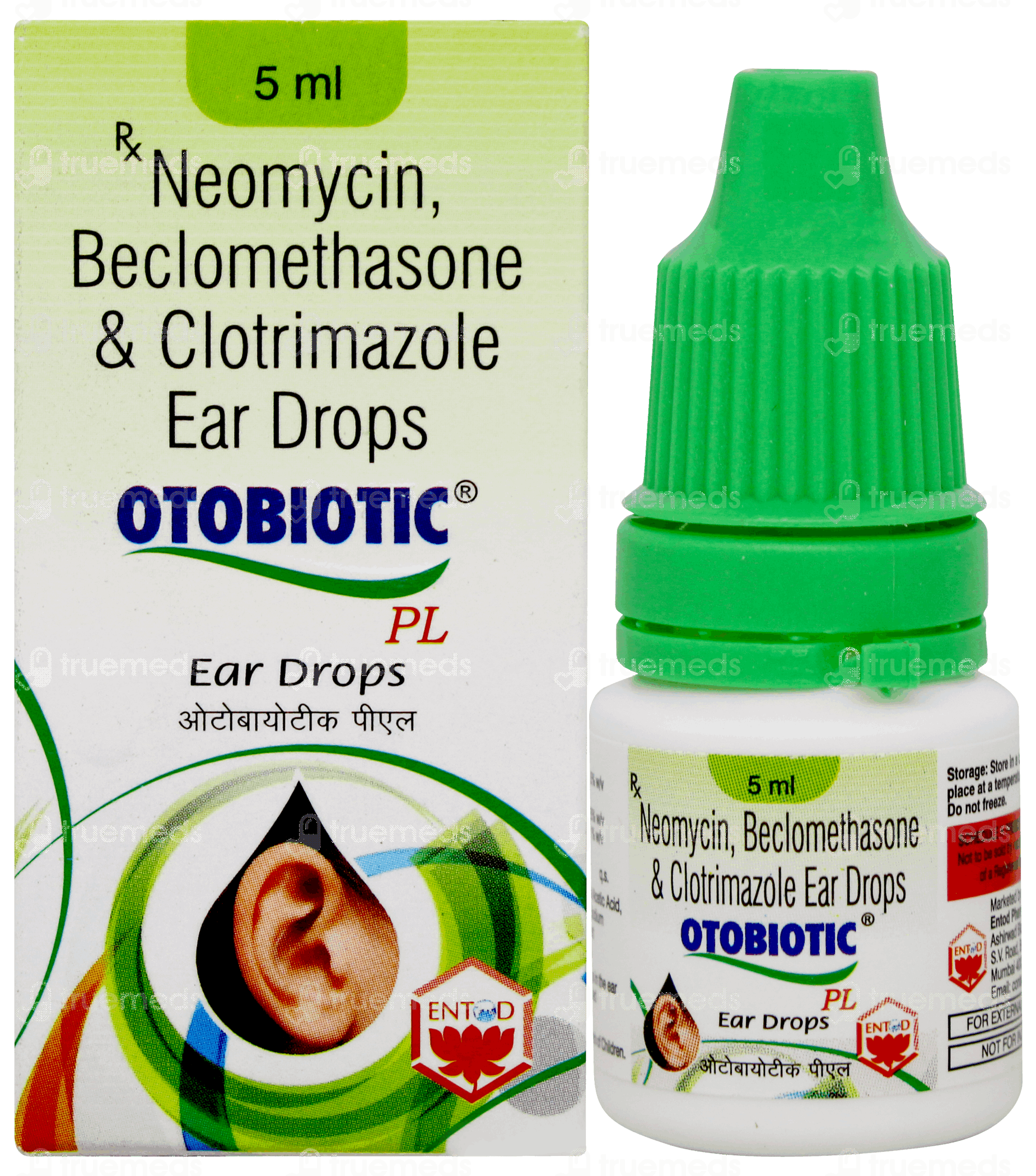 Otobiotic Pl Ear Drops 5ml - Uses, Side Effects, Dosage, Price | Truemeds