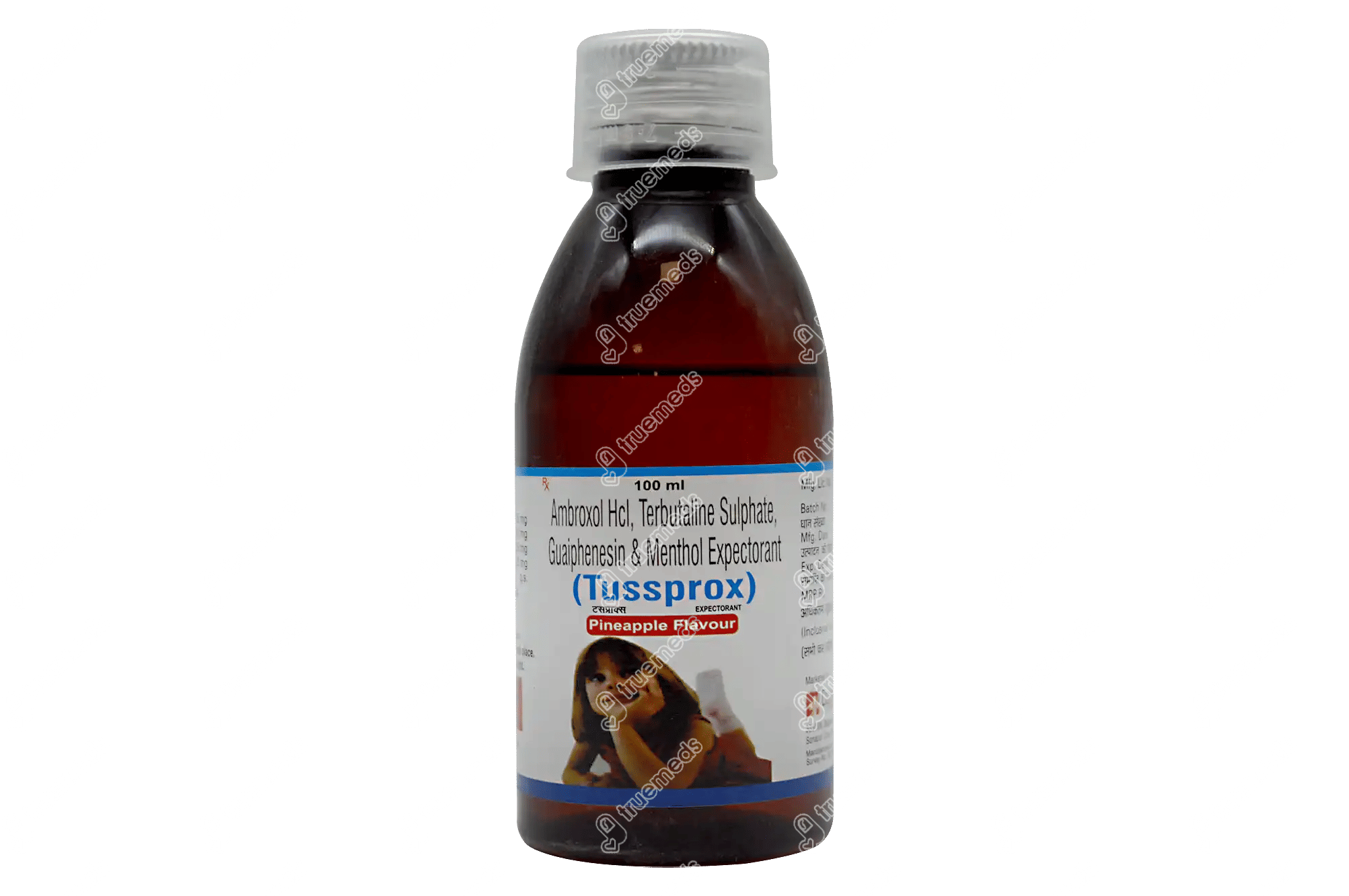 Tussprox Expectorant Pineapple Flavour 100 ML | Order Tussprox ...