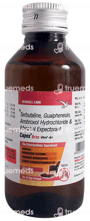 Capex Bron Expectorant 100 Ml - Uses, Side Effects, Dosage, Price ...