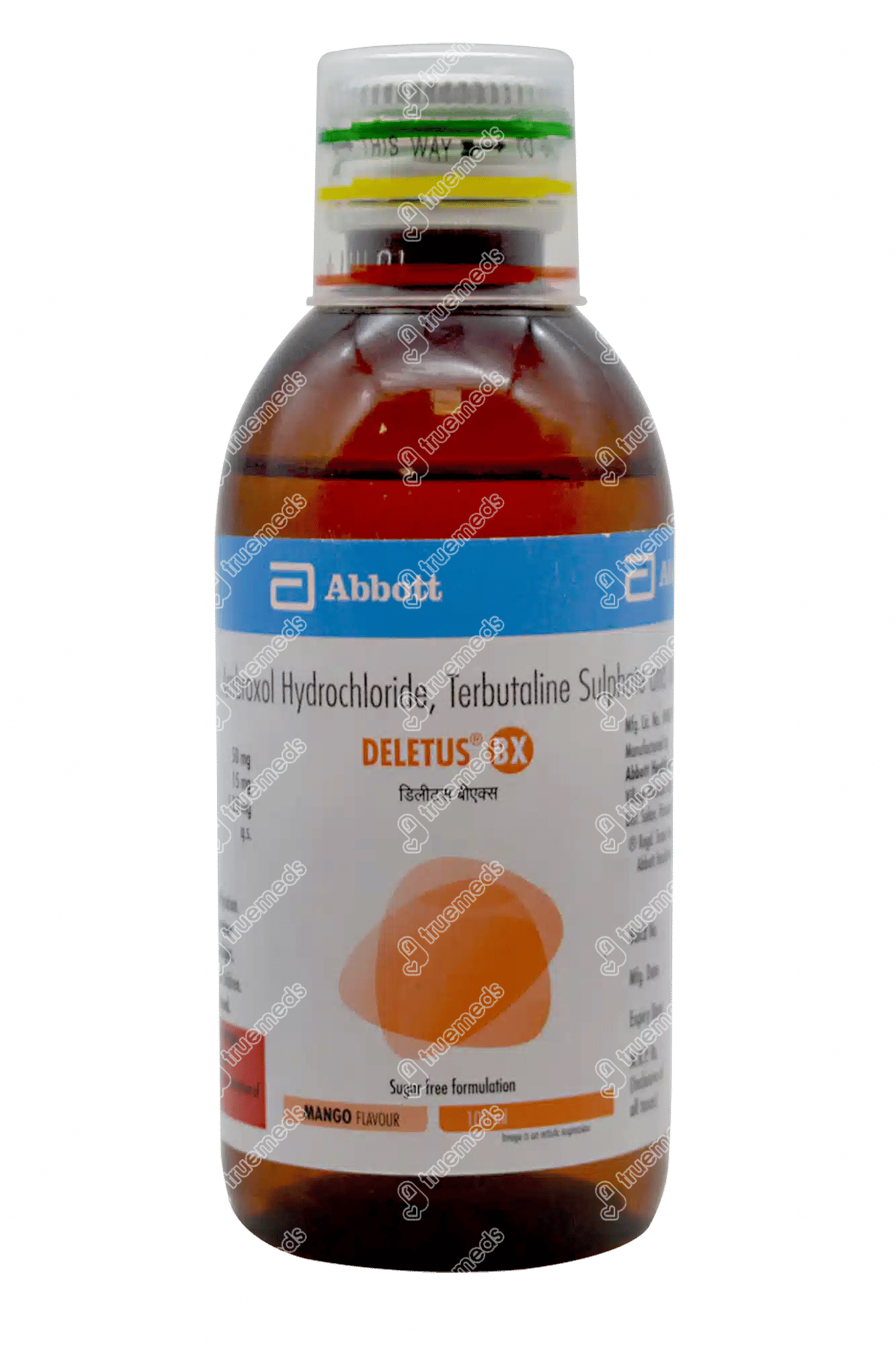 New Deletus Bx Expectorant Mango Flavour 100 Ml - Uses, Side Effects ...