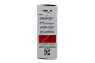 4 Quin Lot Eye Drops: Uses, Side Effects, Price & Substitutes
