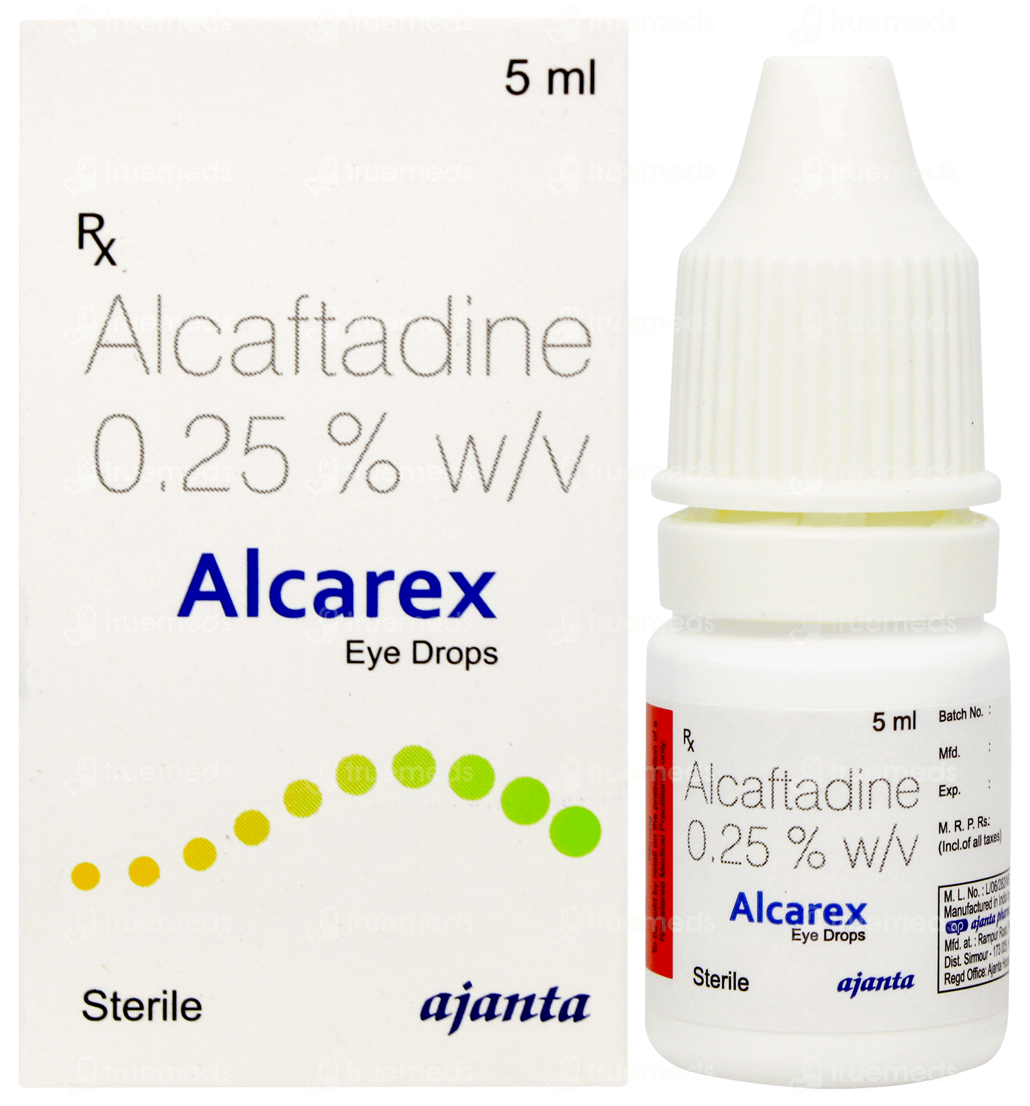 Alcarex 0.25 % Eye Drops 5 ML | Order Alcarex 0.25 % Eye Drops 5 ML ...