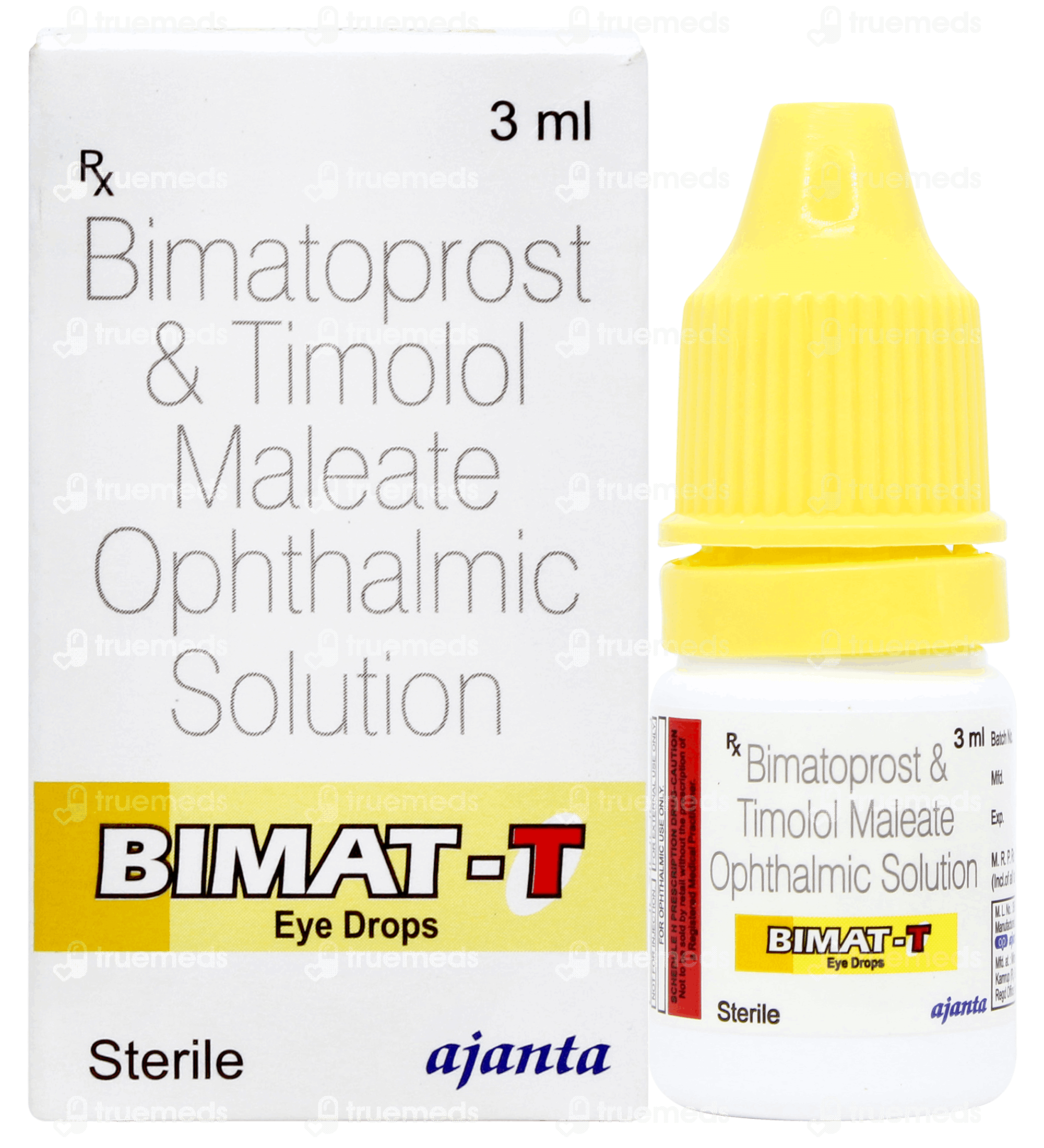 Bimat T 0.5/0.3% Eye Drops 3 ML | Order Bimat T 0.5/0.3 % Eye Drops 3 ML Online at Truemeds