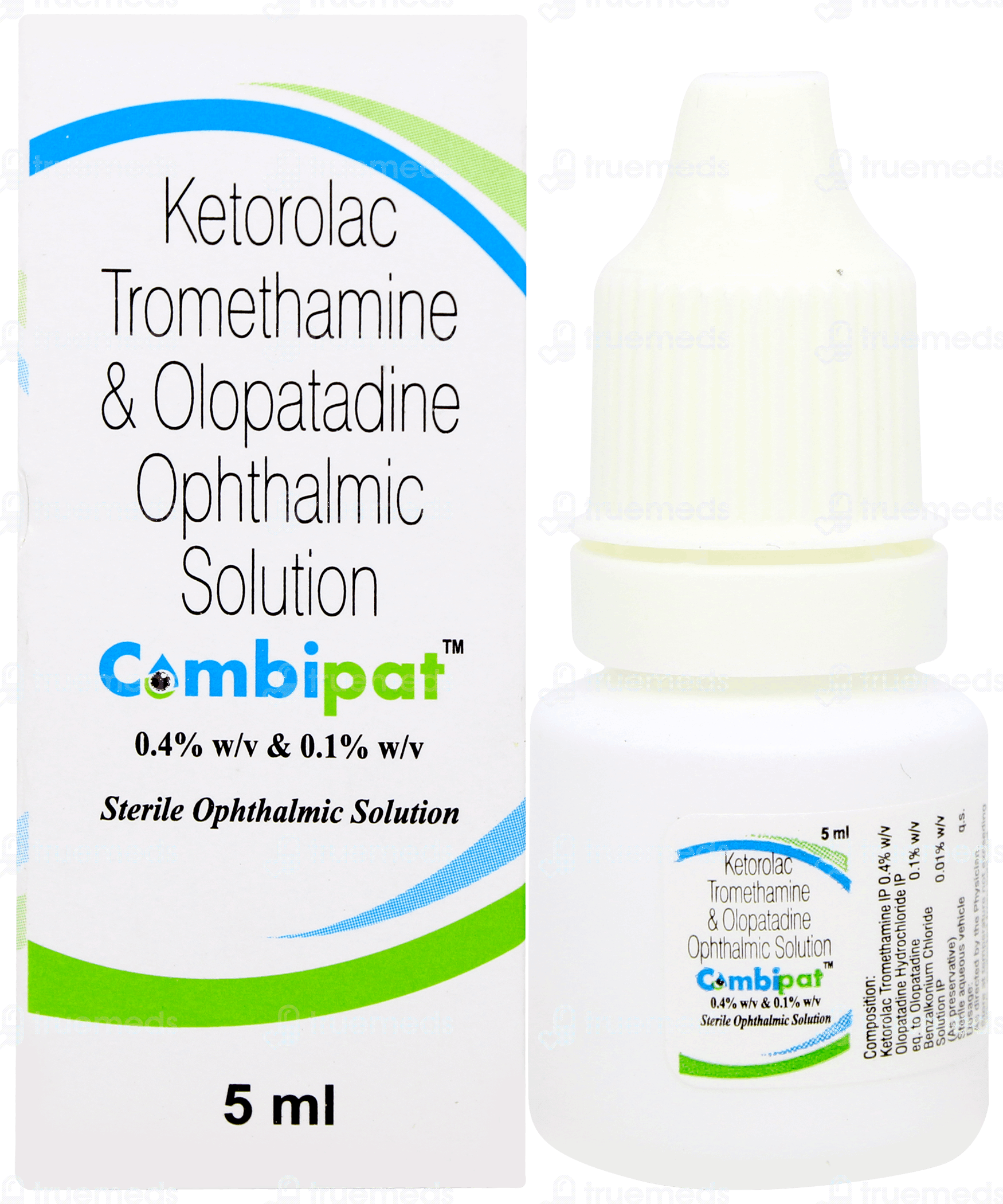 Combipat 41 Mg Eye Drops 5 Ml - Uses, Side Effects, Dosage, Price ...