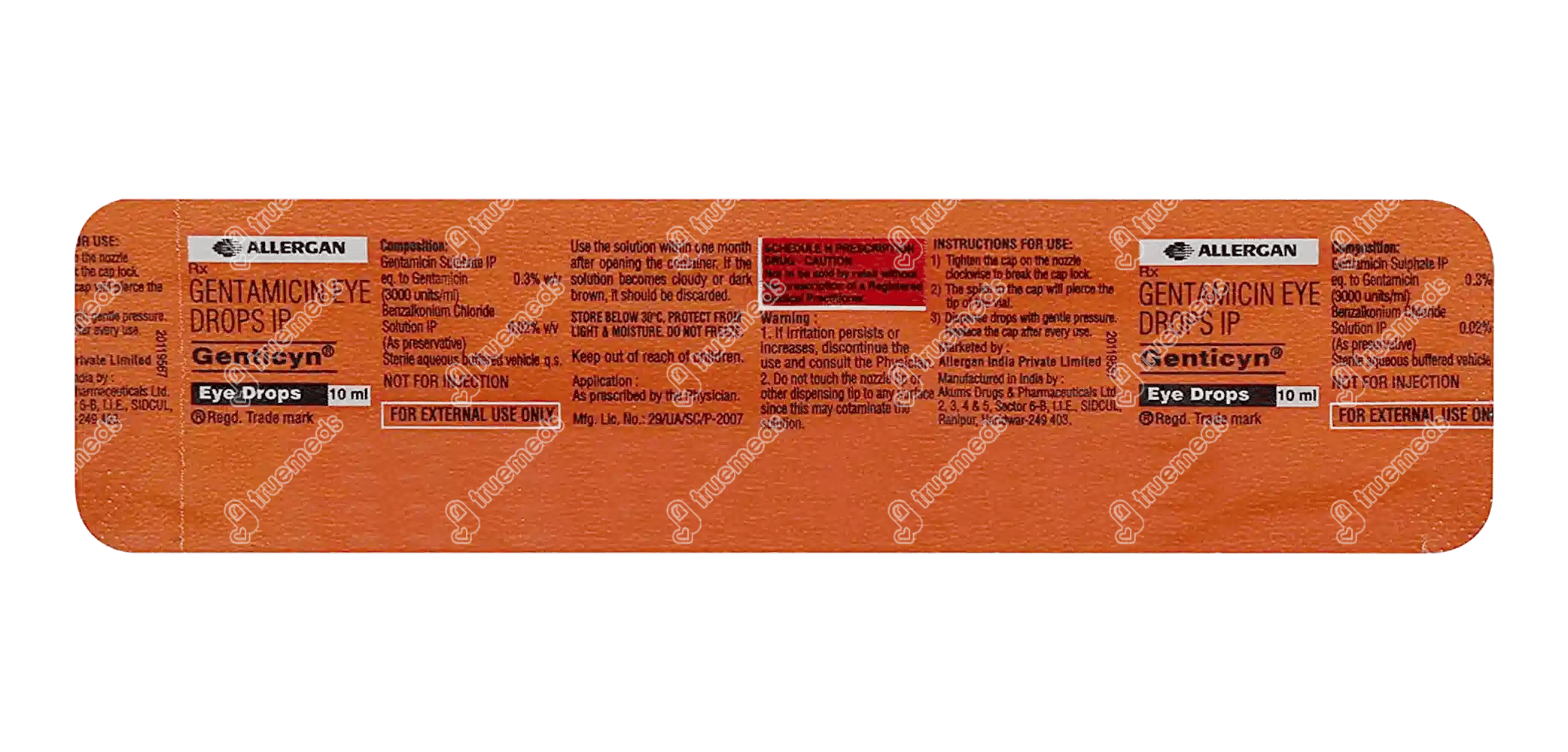 Genticyn 0.3 % Eye Drops 10 ML | Order Genticyn 0.3 % Eye Drops 10 ML ...