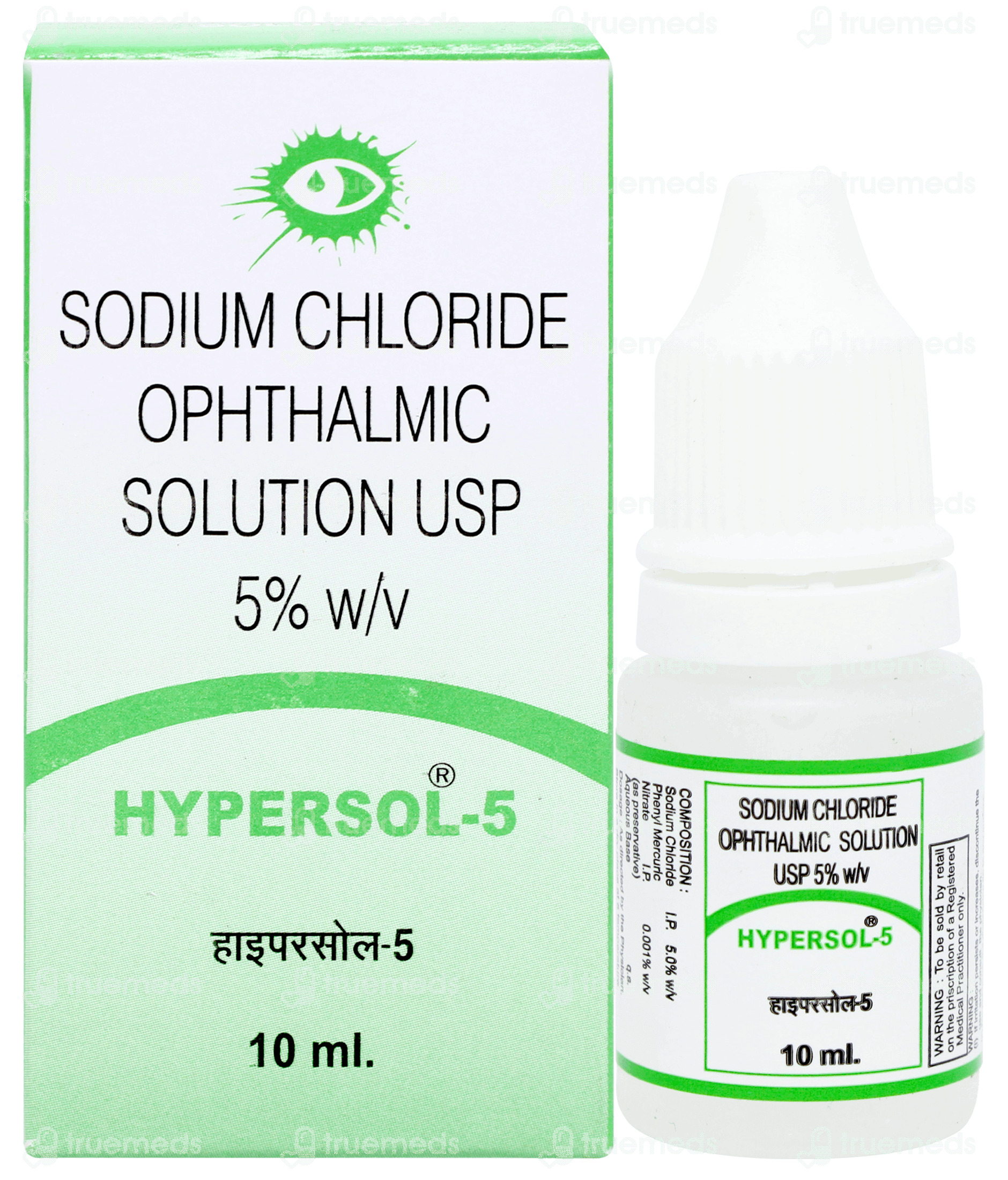 Hypersol 5 Eye Drops 10 Ml - Uses, Side Effects, Dosage, Price | Truemeds