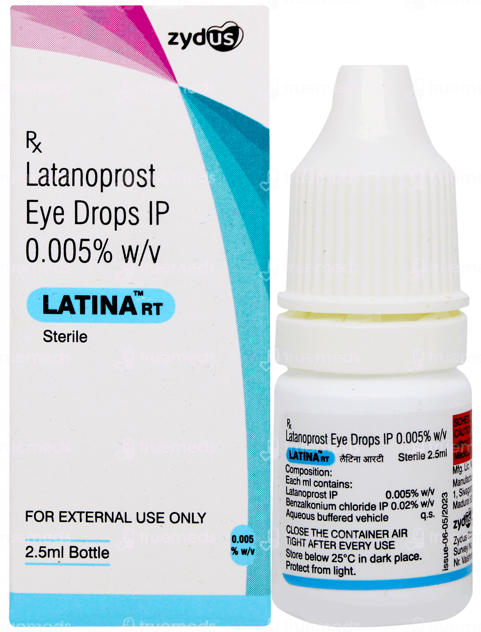 Latina Rt 0.005% Eye Drops 2.5 ML | Order Latina Rt 0.005 % Eye Drops 2 ...