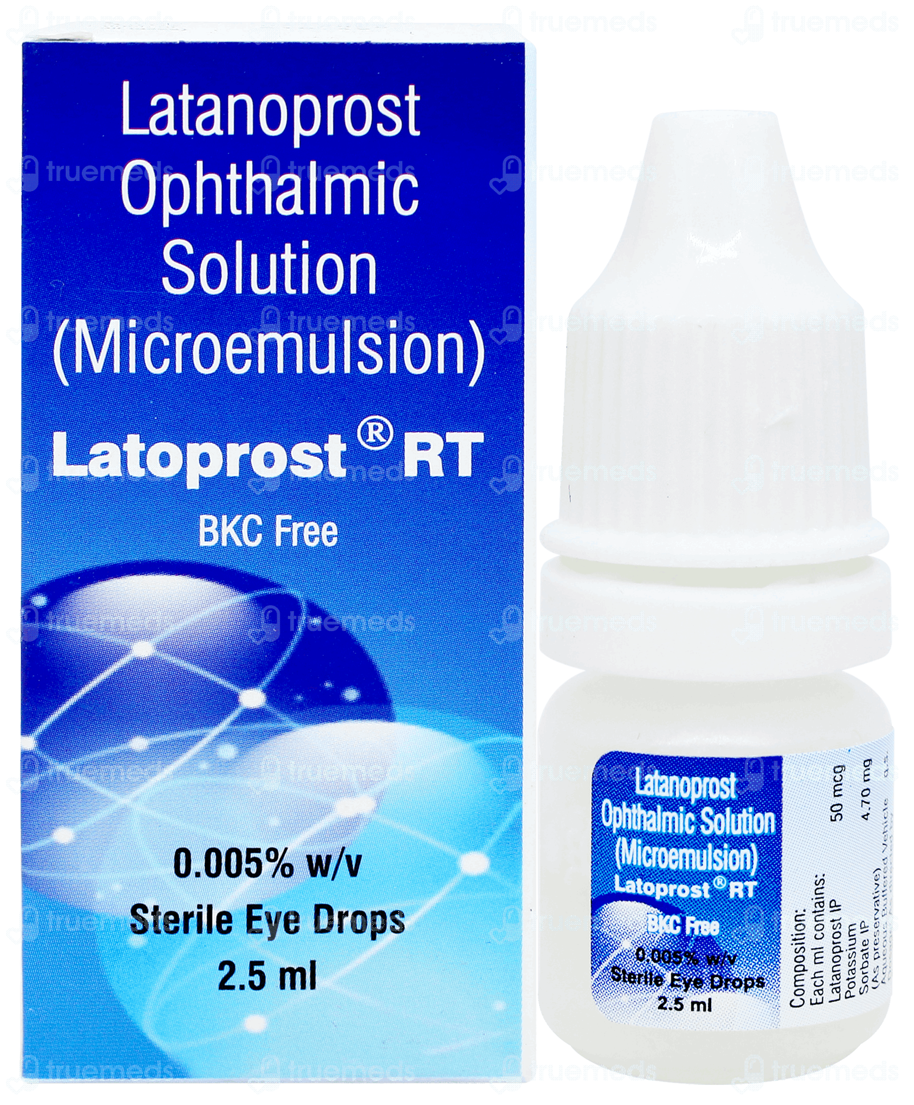 Latoprost Rt Bkc Free 0.005% Eye Drops 2.5 ML | Order Latoprost Rt Bkc ...
