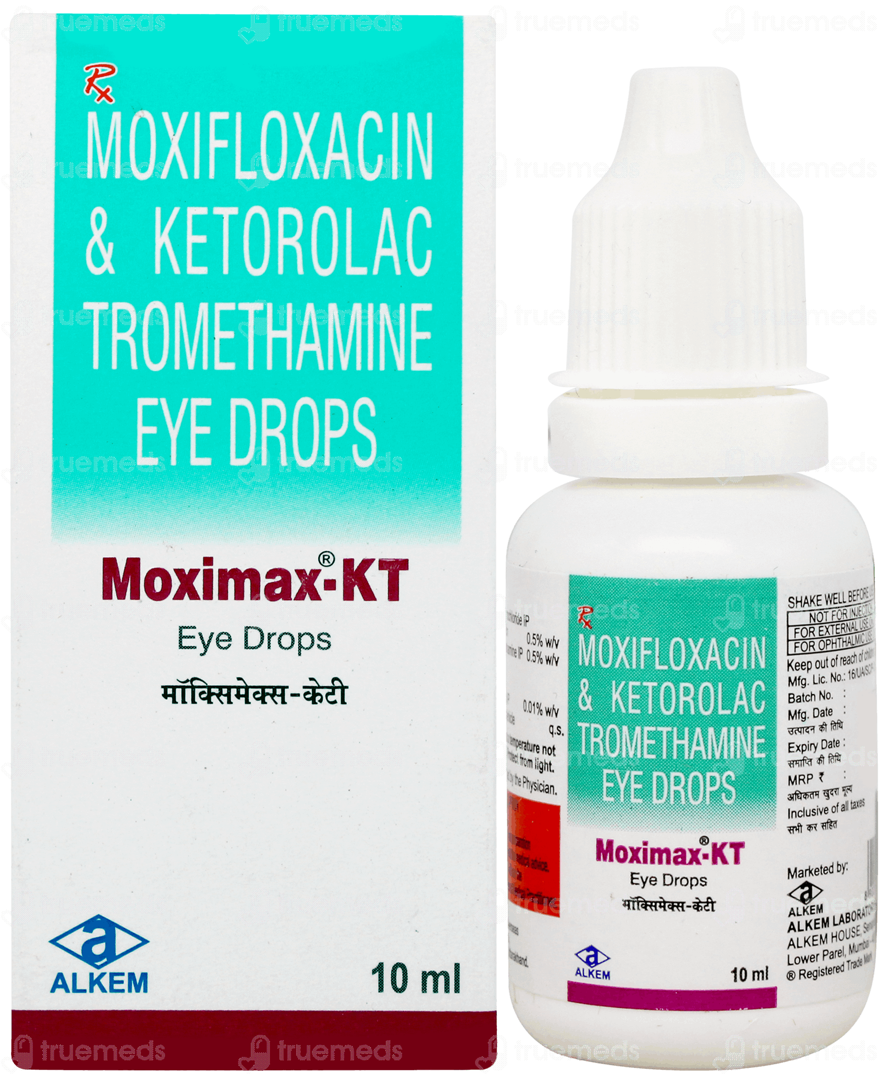 Moximax Kt 0405 Eye Drops 10 Ml - Uses, Side Effects, Dosage, Price ...