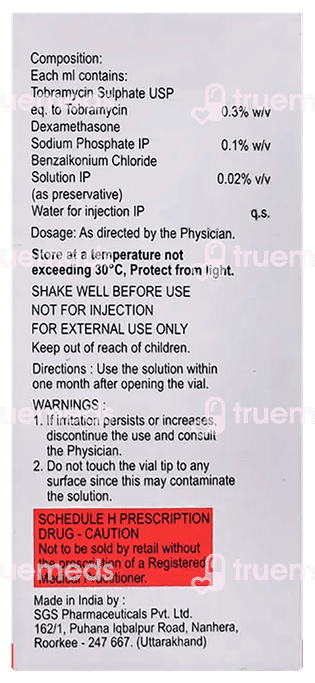 Tobraject D 0.3/0.1 % Eye Drops 10 ML | Order Tobraject D 0.3/0.1 % Eye ...