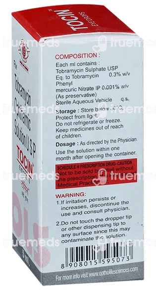 Tocin 0.3 % Eye Drops 5 ML | Order Tocin 0.3 % Eye Drops 5 ML Online at ...