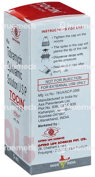 Tocin 0.3 % Eye Drops 5 ML | Order Tocin 0.3 % Eye Drops 5 ML Online at ...