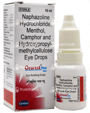 Ocurest Plus New Eye Drops 10 Ml - Uses, Side Effects, Dosage, Price ...