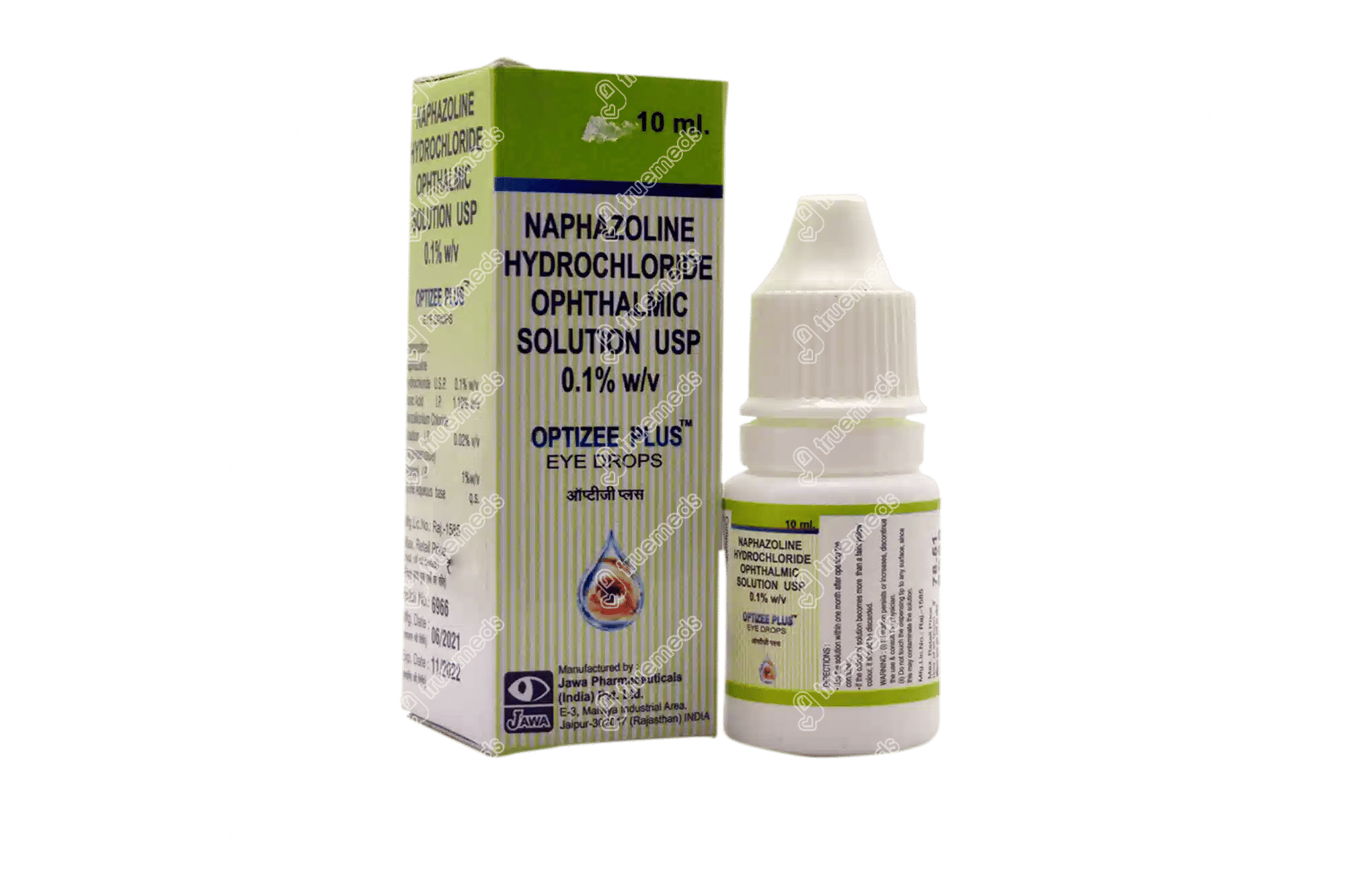 Optizee Plus Eye Drops 10 Ml - Uses, Side Effects, Dosage, Price | Truemeds