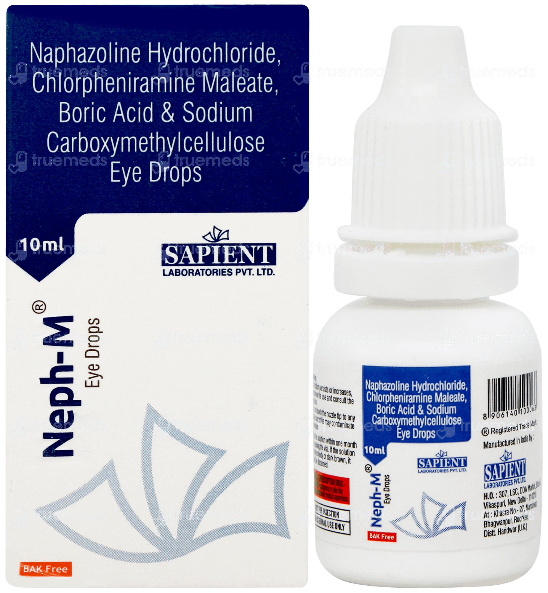 Neph M Eye Drops 10 Ml - Uses, Side Effects, Dosage, Price | Truemeds