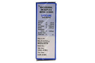 Opticure Eye Drops 10 Ml - Uses, Side Effects, Dosage, Price | Truemeds