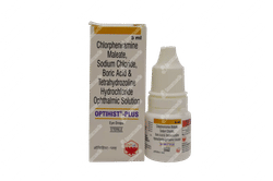 Optihist Plus Eye Drops 5 ML - Uses, Side Effects, Dosage, Price | Truemeds