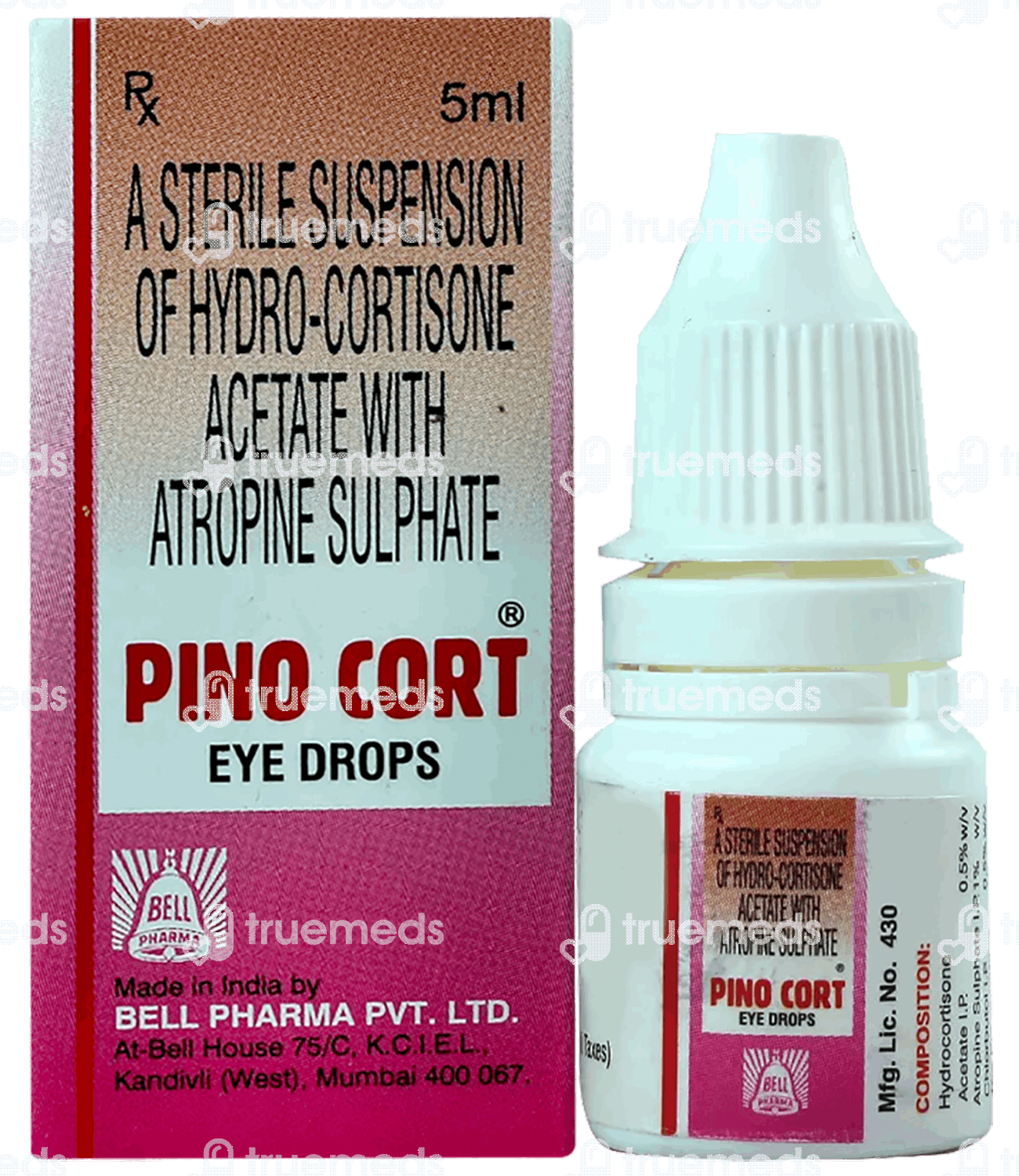 Pino Cort Eye Drops 5 Ml - Uses, Side Effects, Dosage, Price | Truemeds