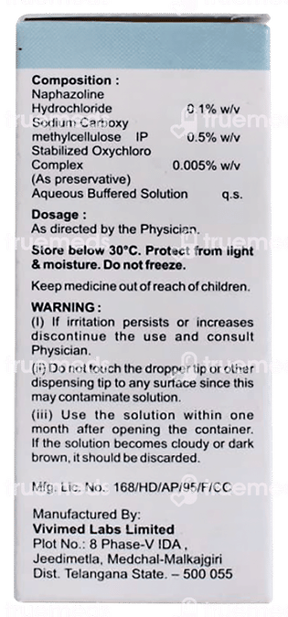 Recool Plus Eye Drops 10 Ml - Uses, Side Effects, Dosage, Price | Truemeds