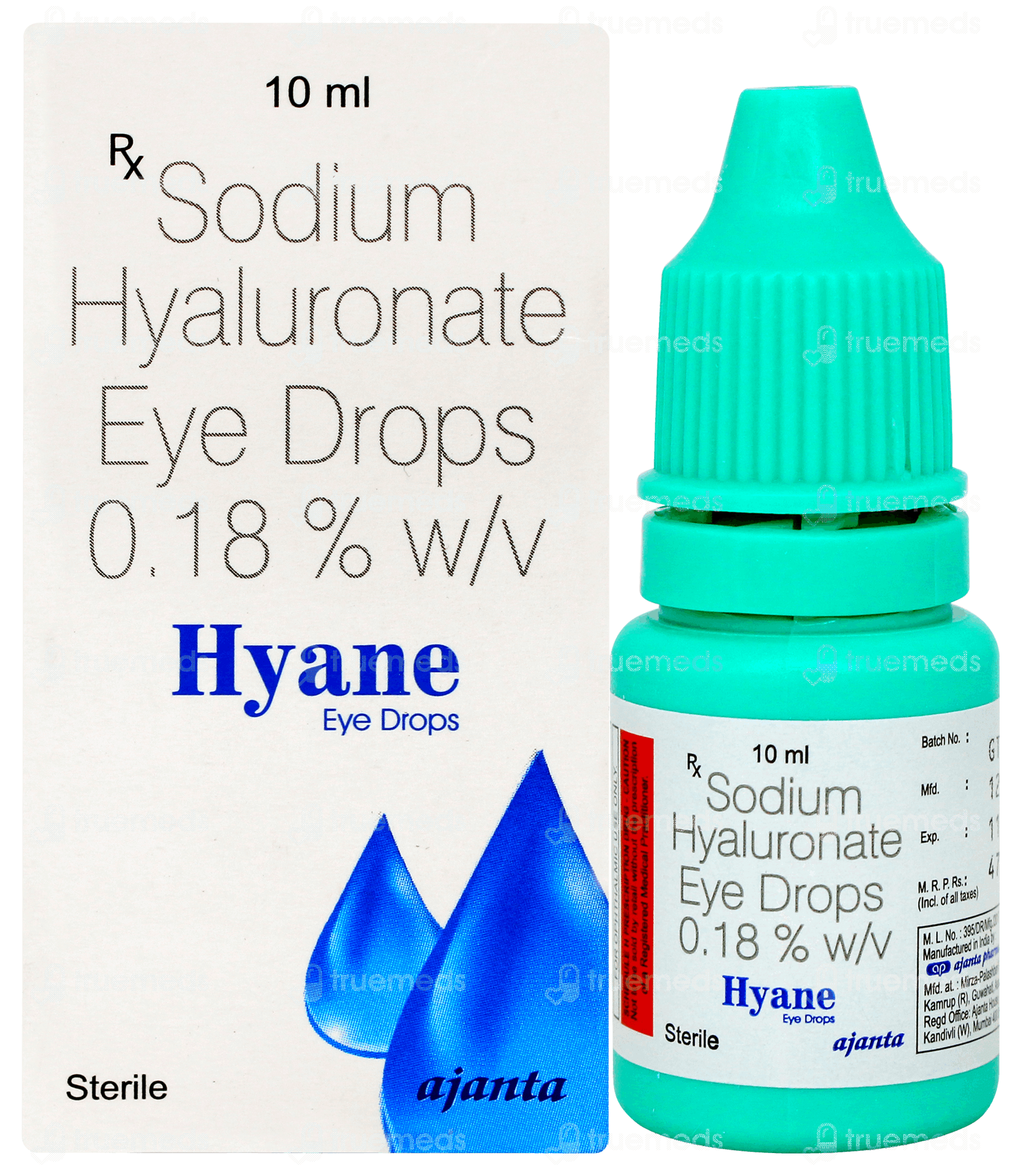 Hyane Eye Drop 10 ML | Order Hyane Eye Drop 10 ML Online at Truemeds