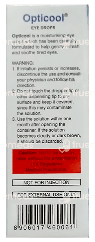 Opticool Eye Drop 10 ML | Order Opticool Eye Drop 10 ML Online at Truemeds
