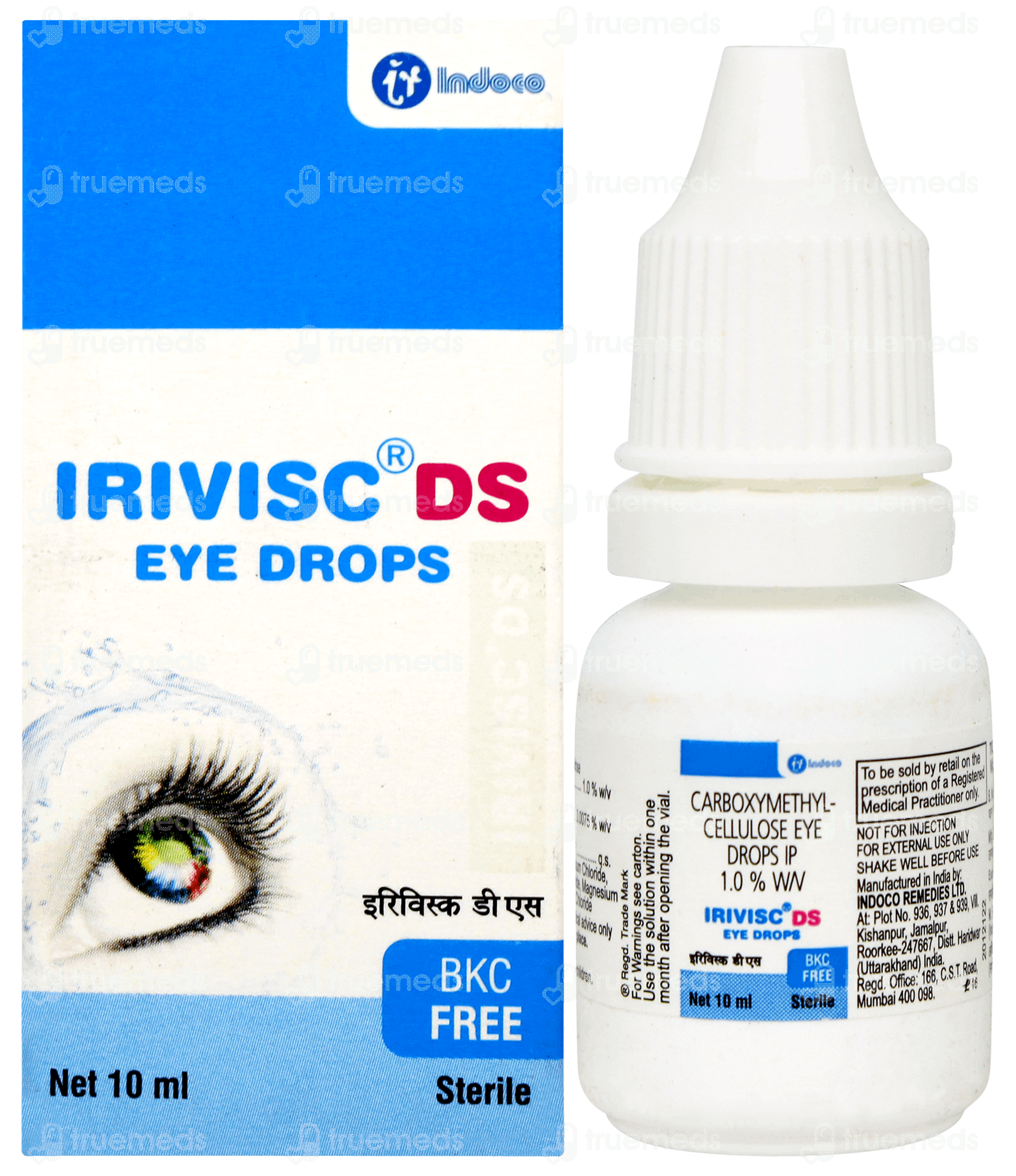 Irivisc Ds Eye Drop 10 Ml - Uses, Side Effects, Dosage, Price | Truemeds