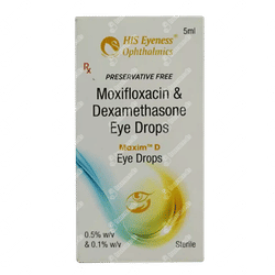 Maxim D Eye Drop 5 ML - Uses, Side Effects, Dosage, Price | Truemeds